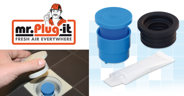 Mr.Plug-it® | Rekent af met hinderlijke afvoerluchtjes